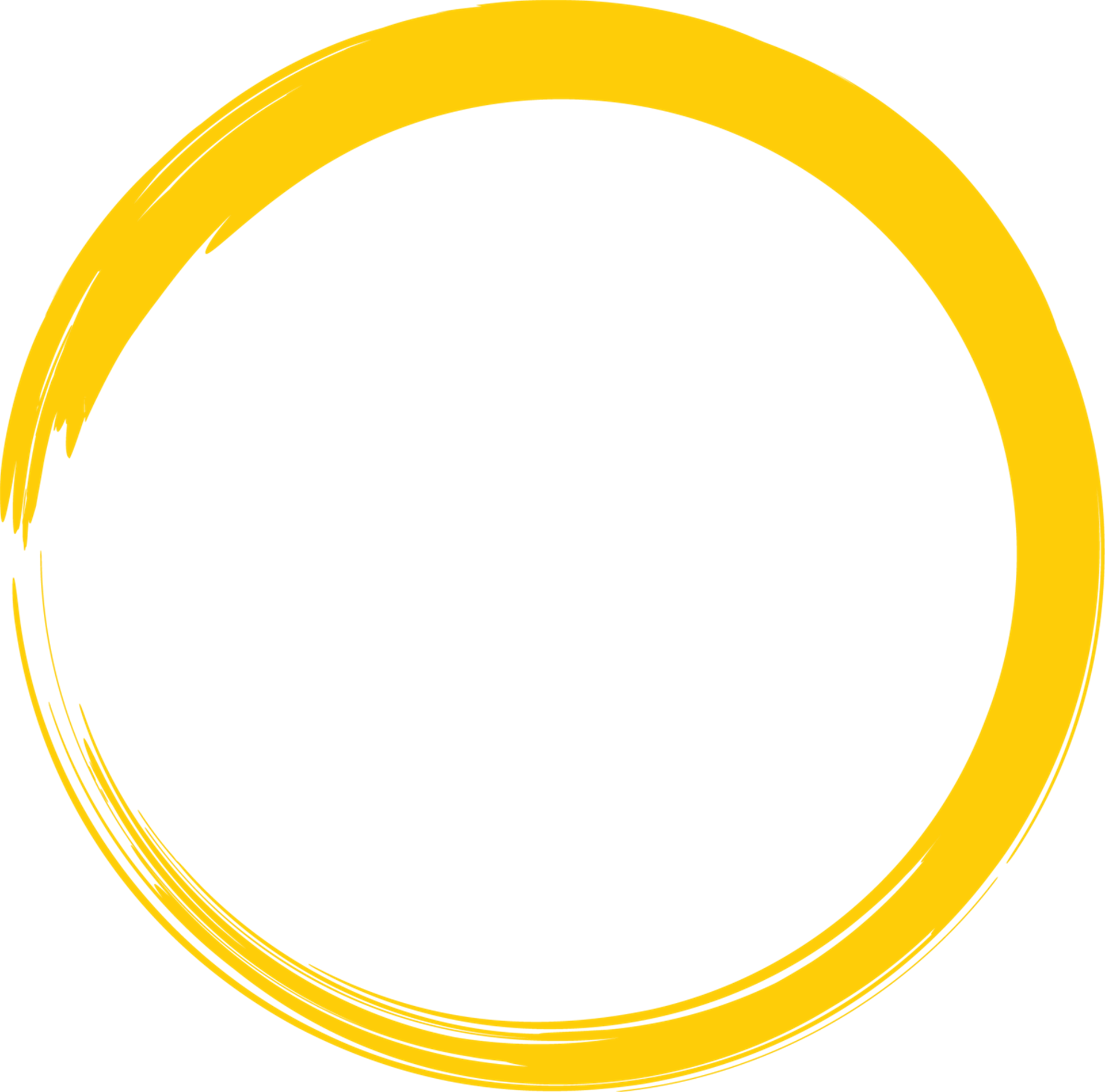 Yellow Round Circle drawing free image download