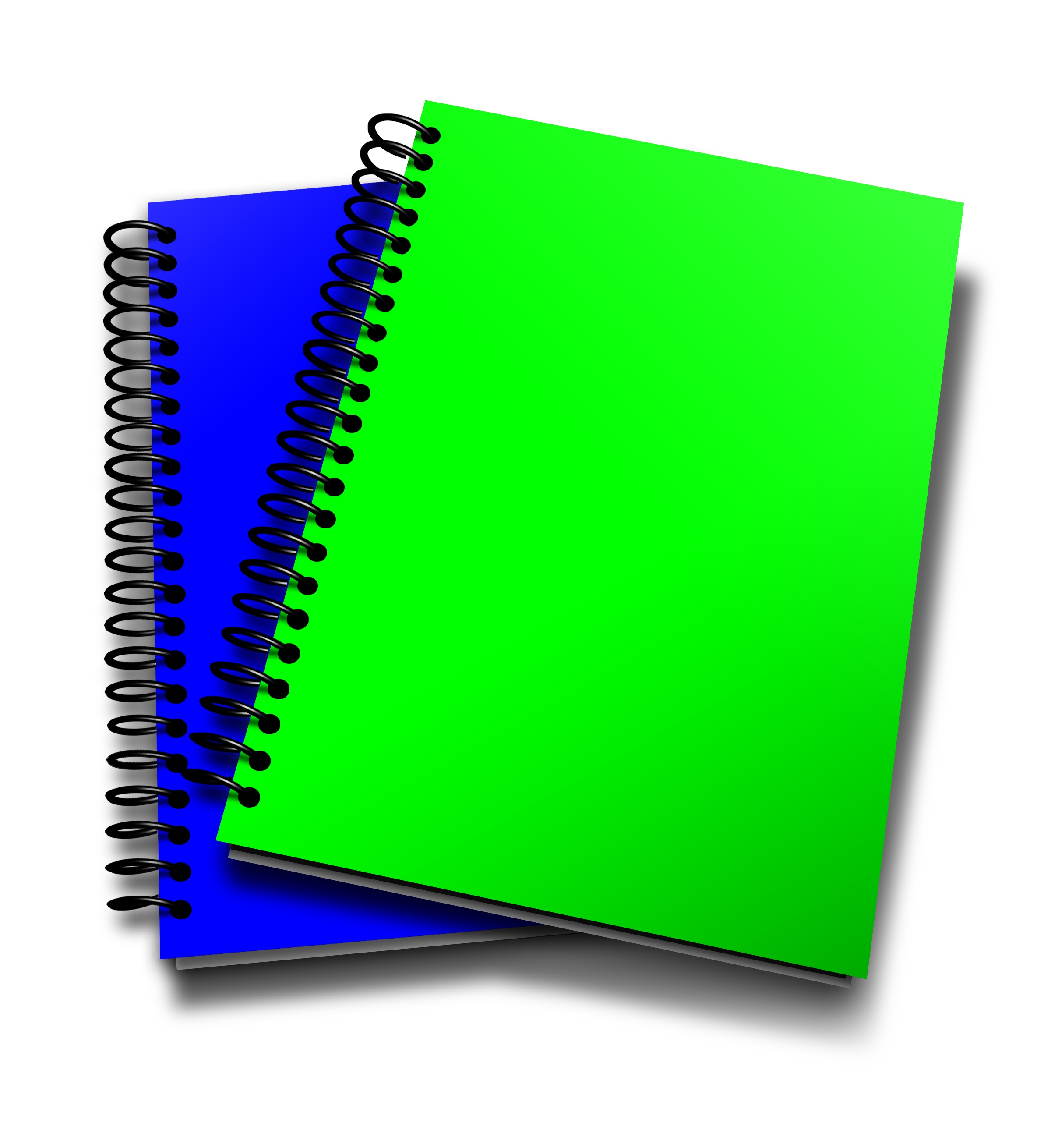 Blue and green binder free image download