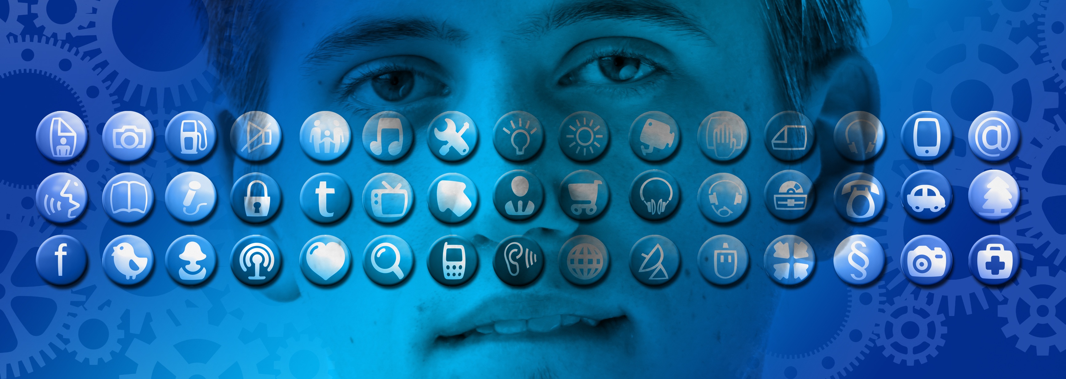 Banner with buttons free image download