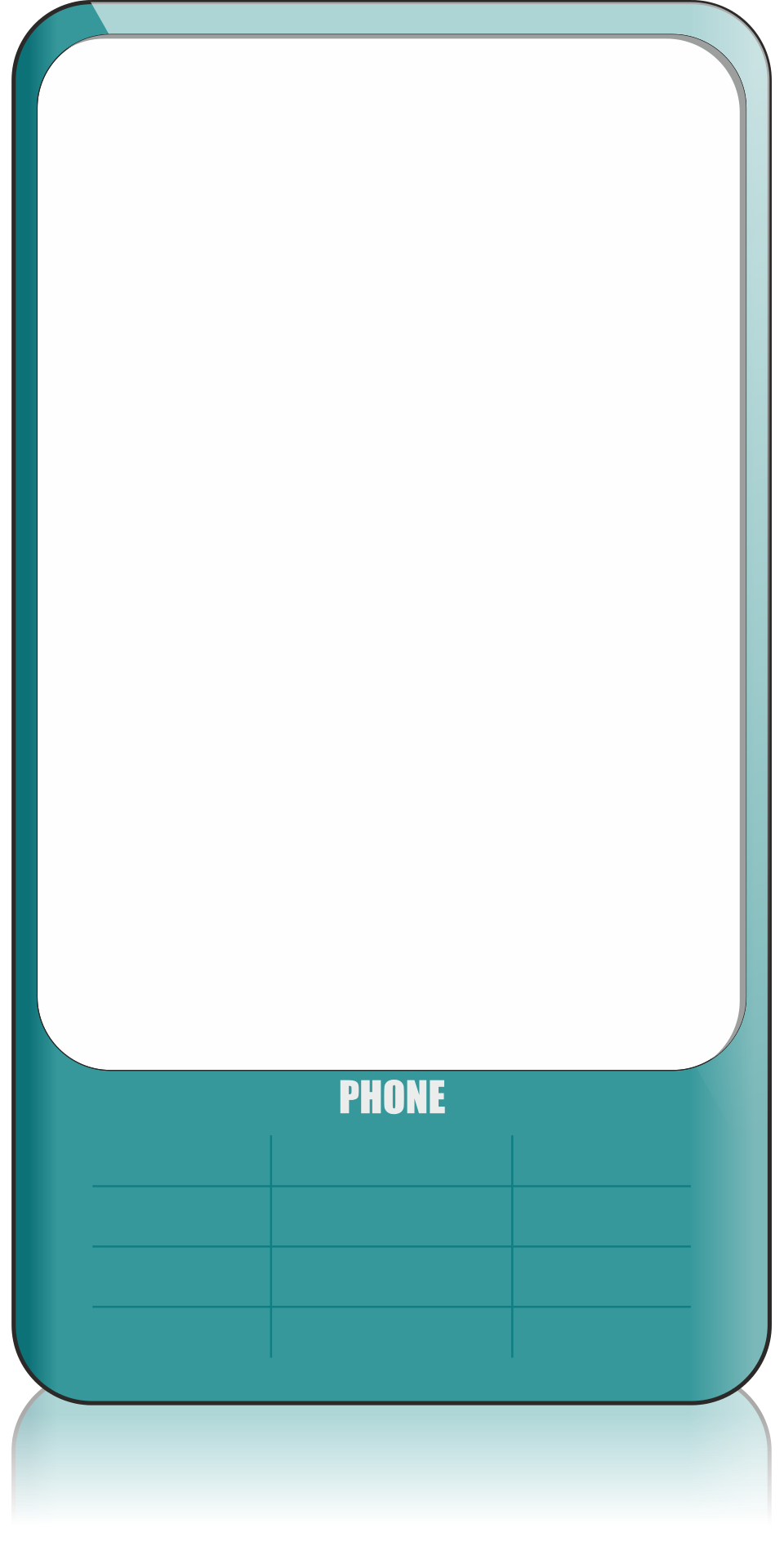 Blue phone clipart free image download
