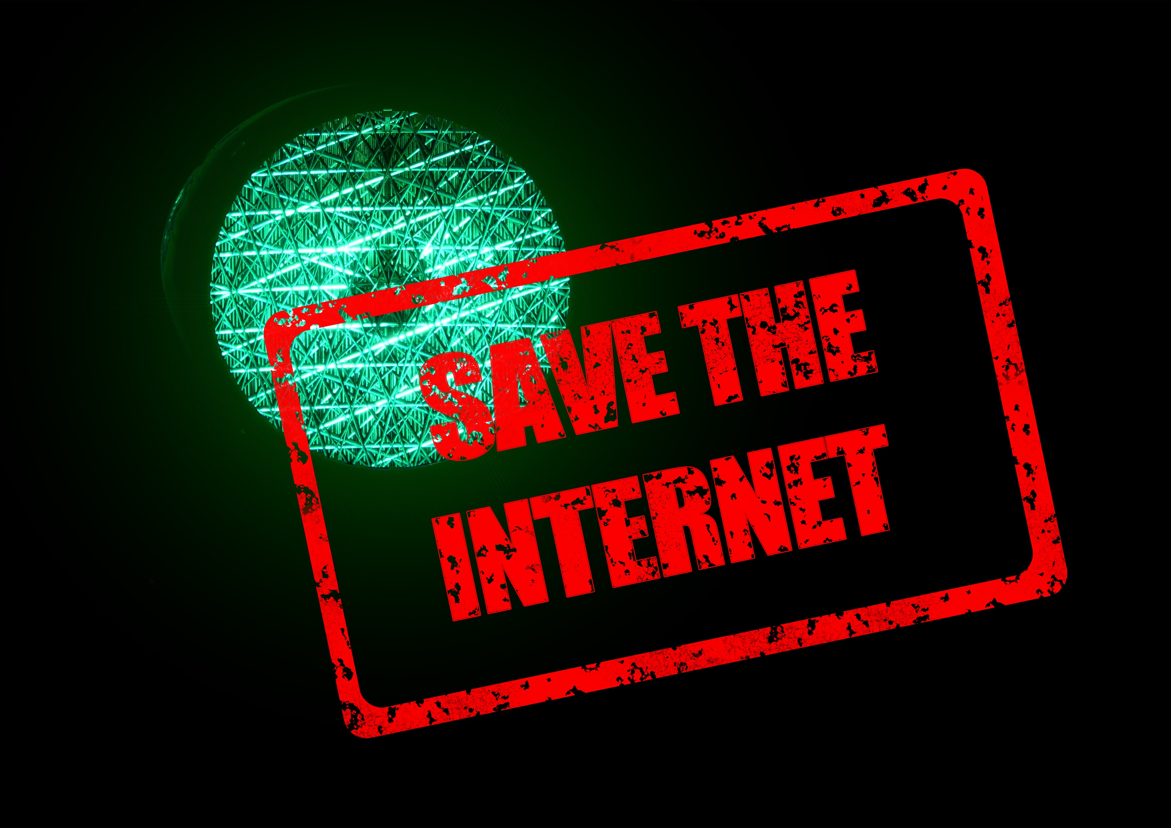 Save the internet sign free image download
