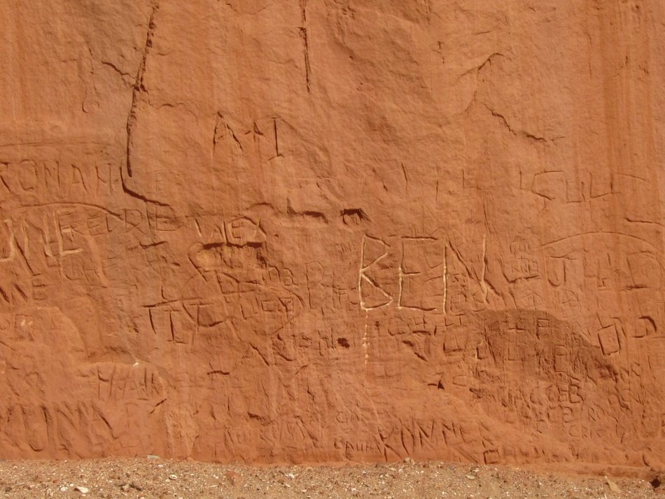 Cliff Graffiti Carving free image download