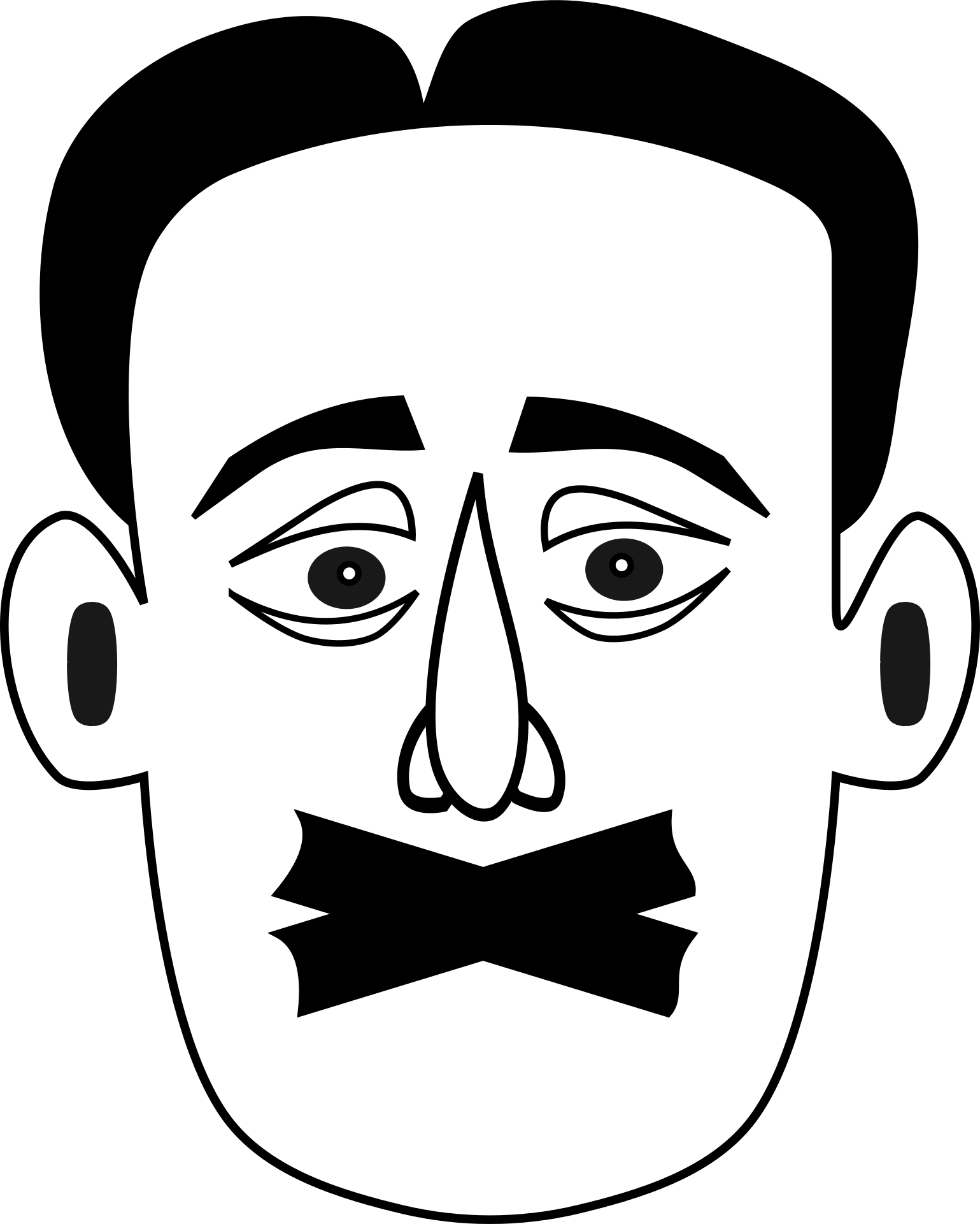 Emotion Face Muffle drawing free image download