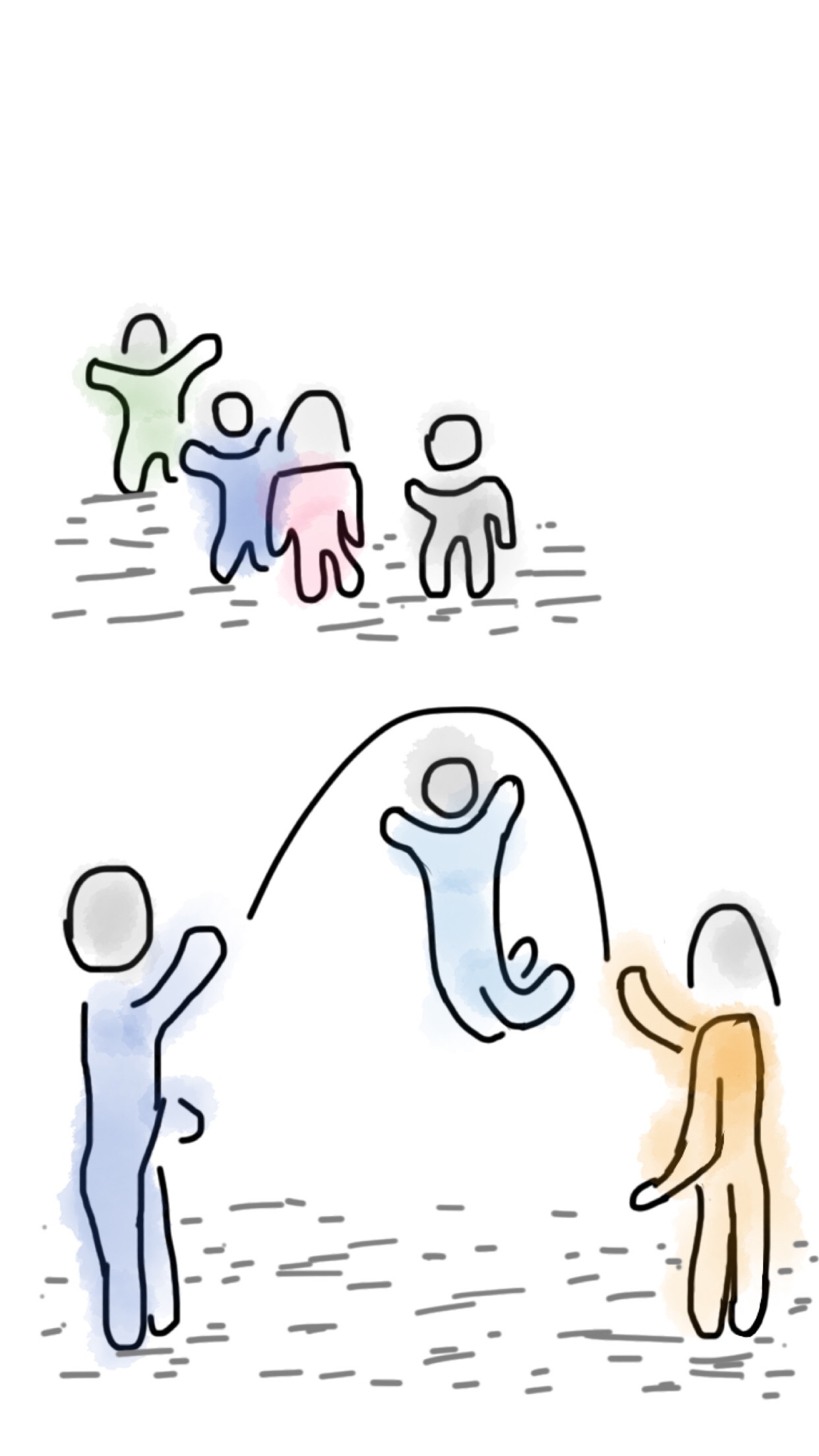 Children Play drawing free image download