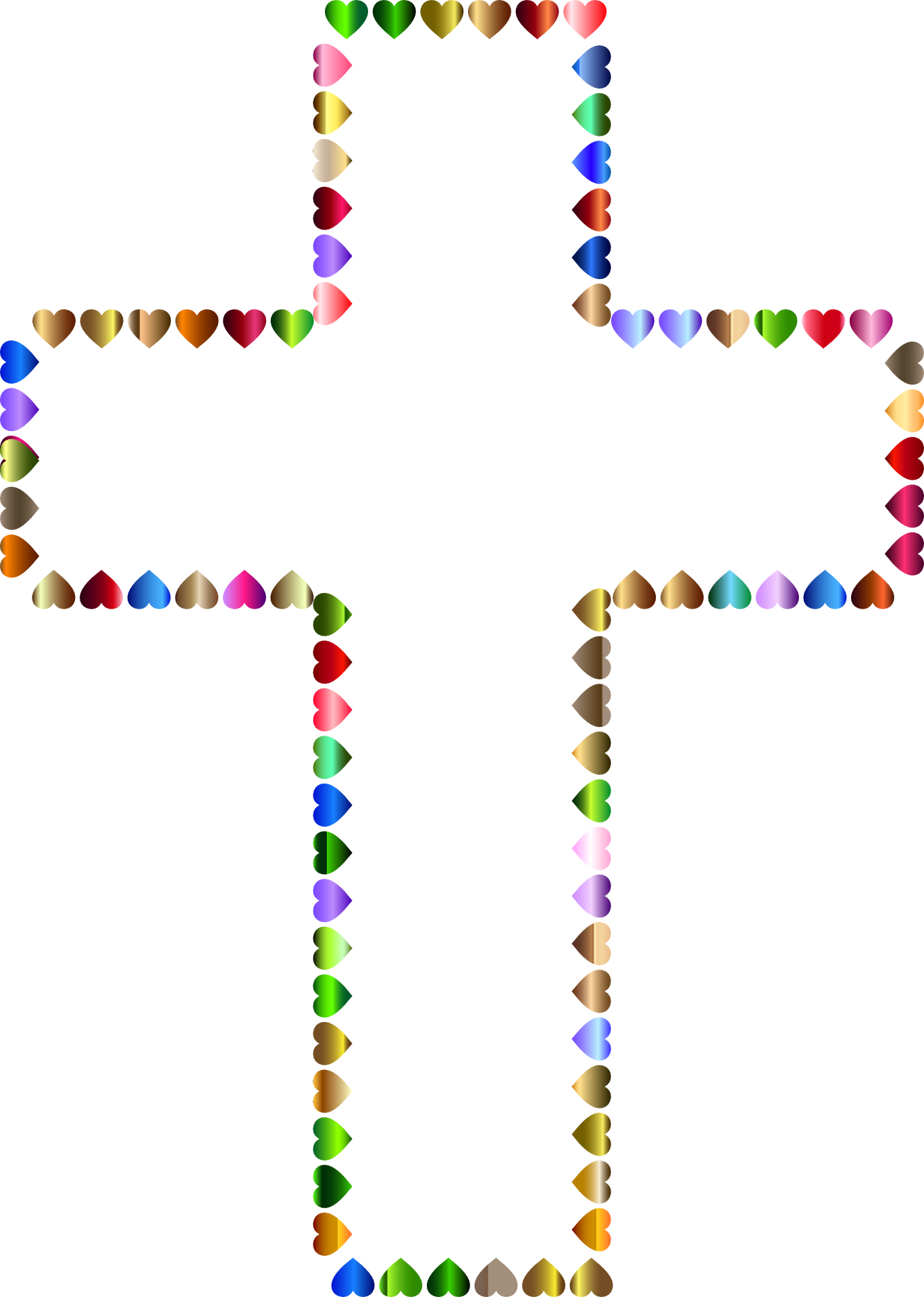 Rainbow image of the cross free image download