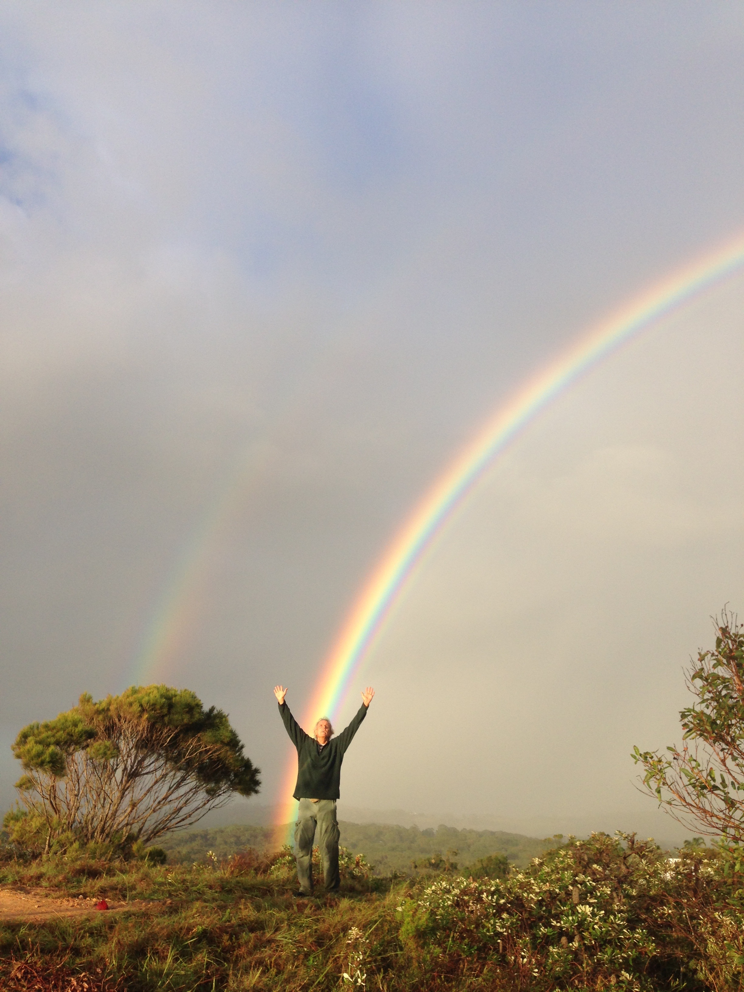 Rainbow Colorful and happy man free image download