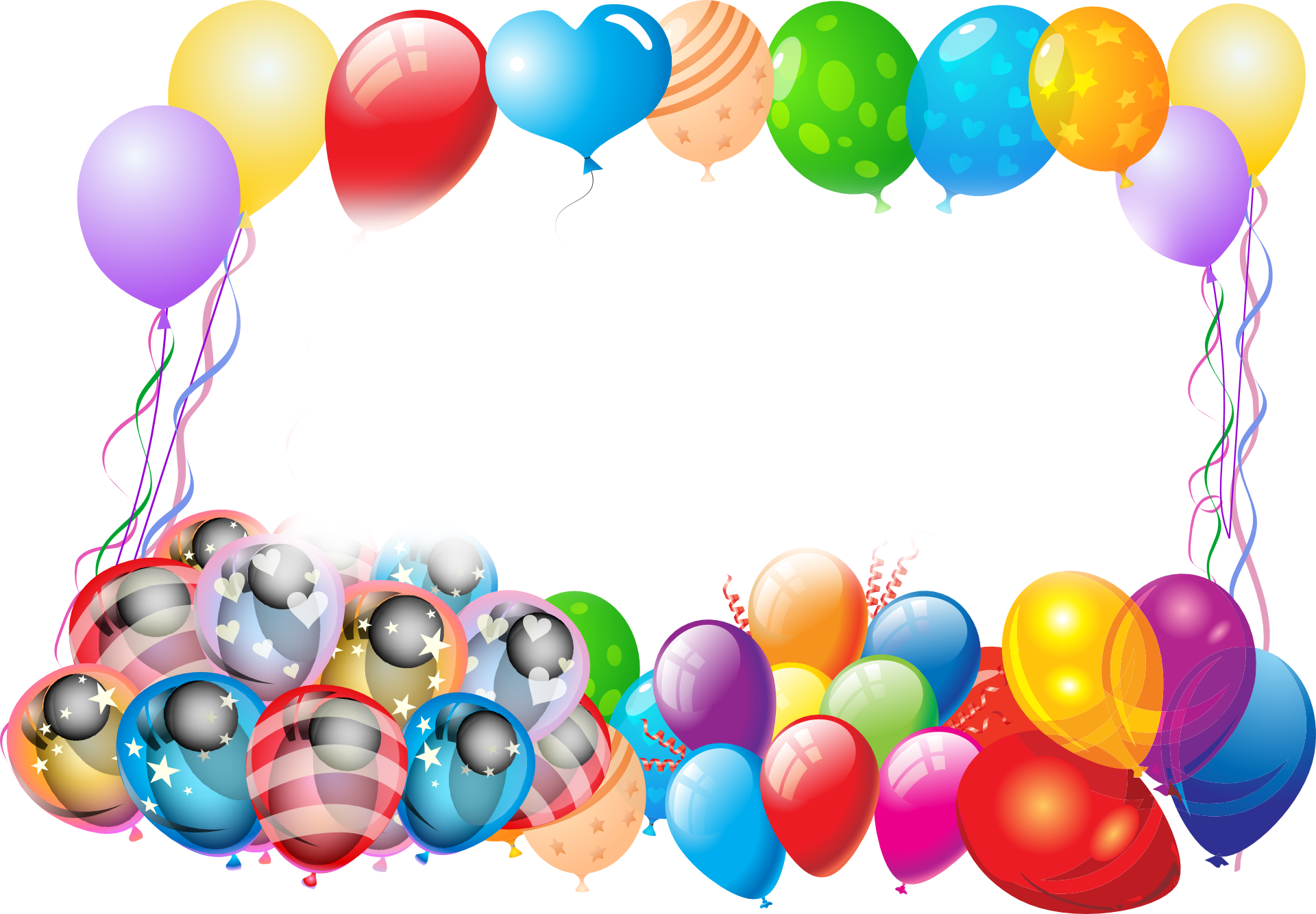 Balloons Birthday Greeting Card Drawing Free Image Download balloons-birthday-greeting-card-drawing-free-image-download
