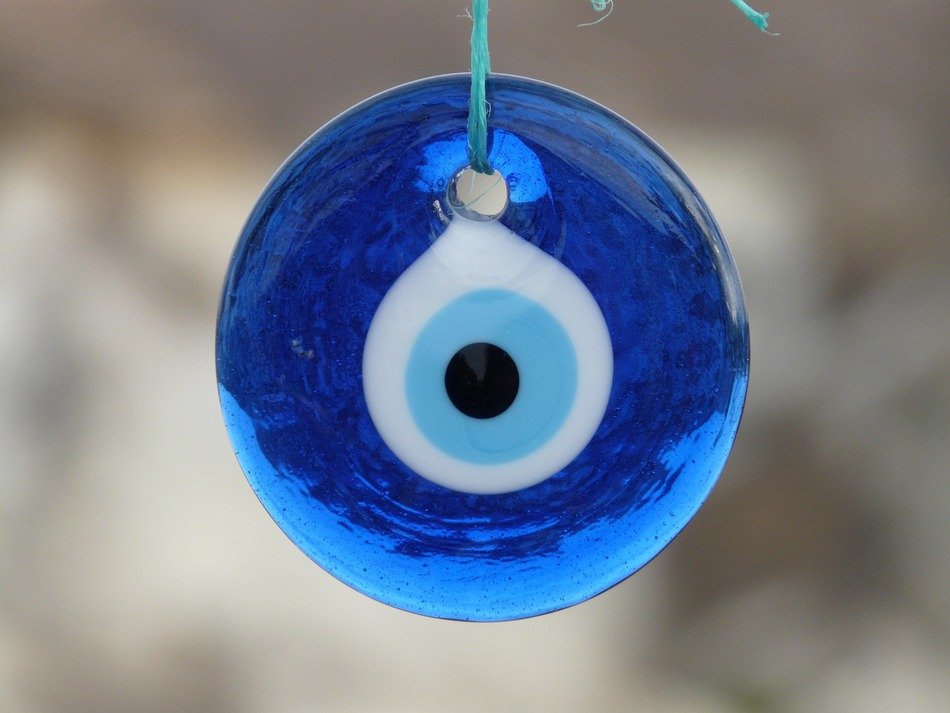 Blue amulet from the evil sight free image download