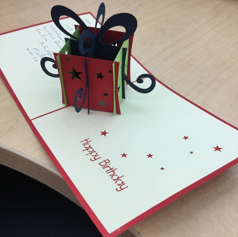 Photo cards with a gift inside free image download