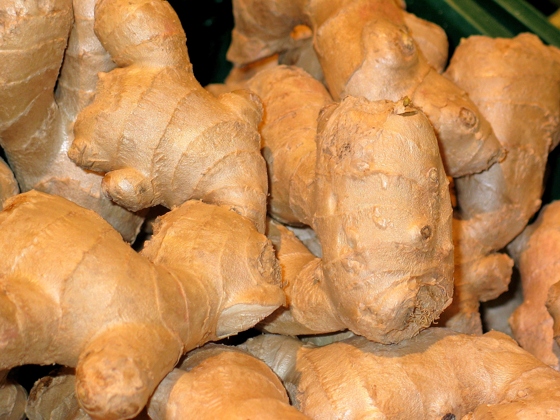 Organic Ginger in a market free image download