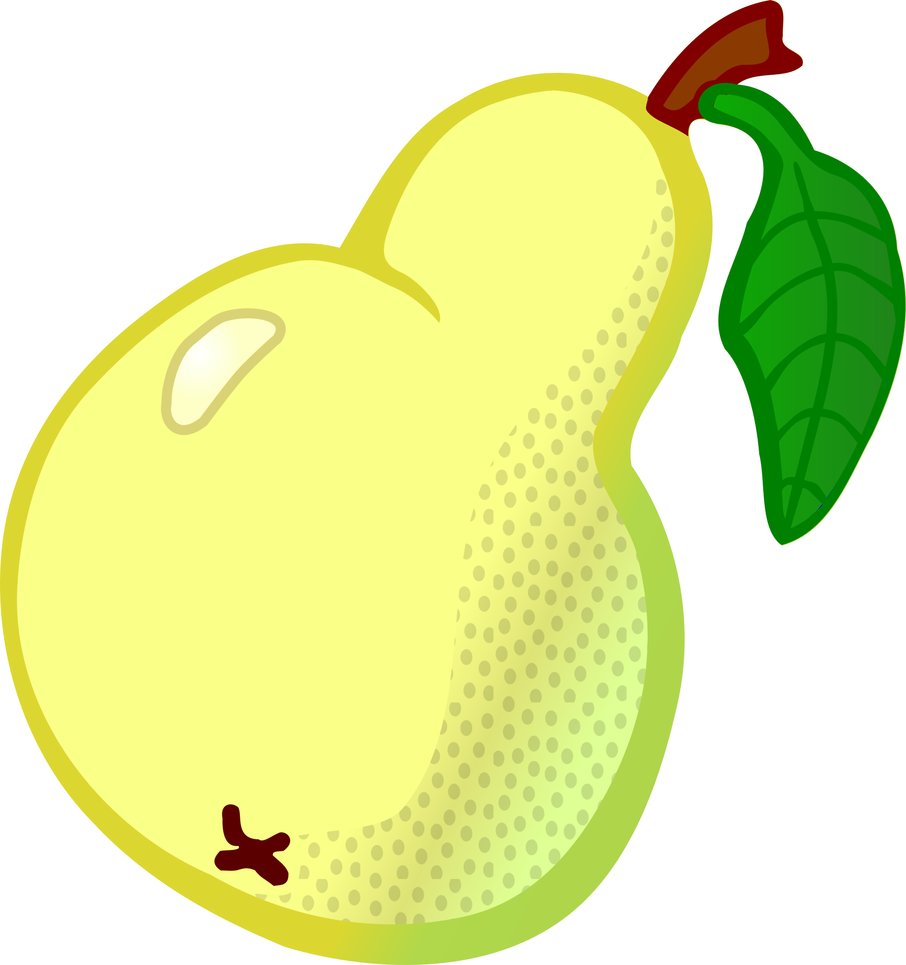 Drawing of a pear free image download