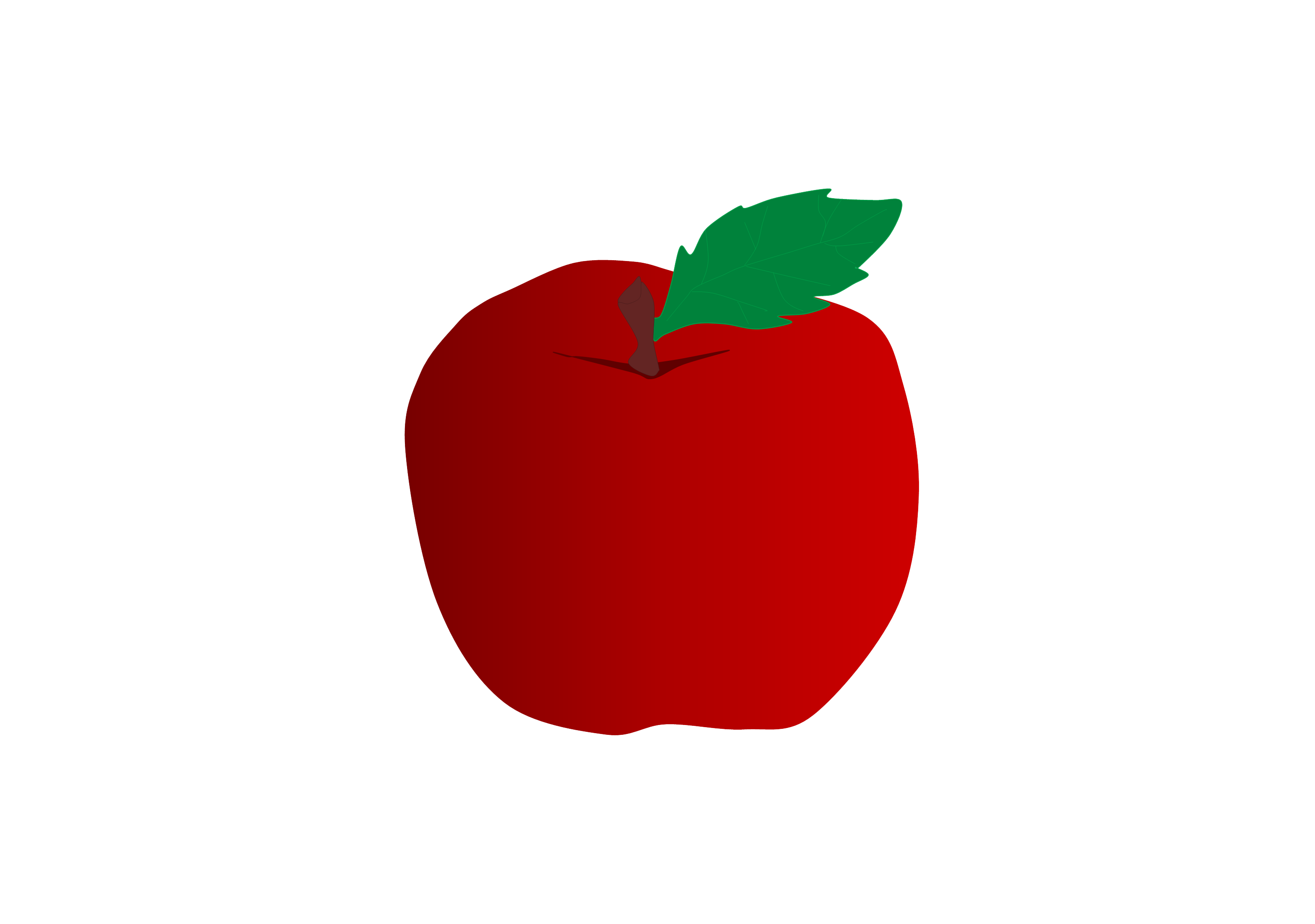 Organic Apple drawing free image download