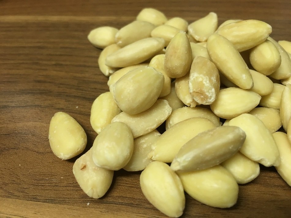 Pile of Blanched Almonds free image download