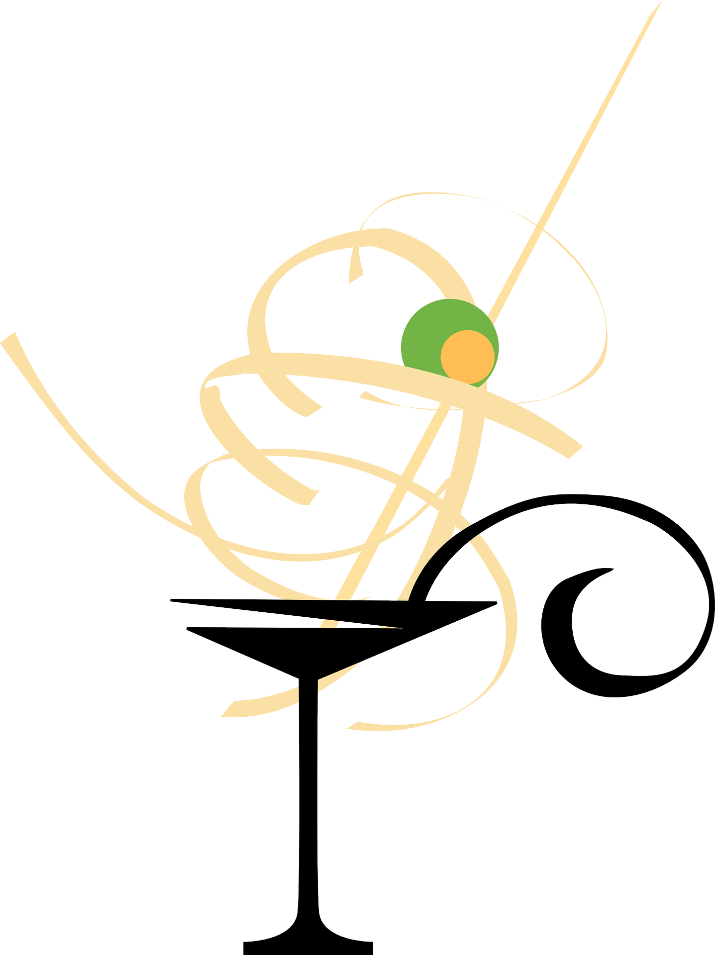 Cocktail drawing free image download