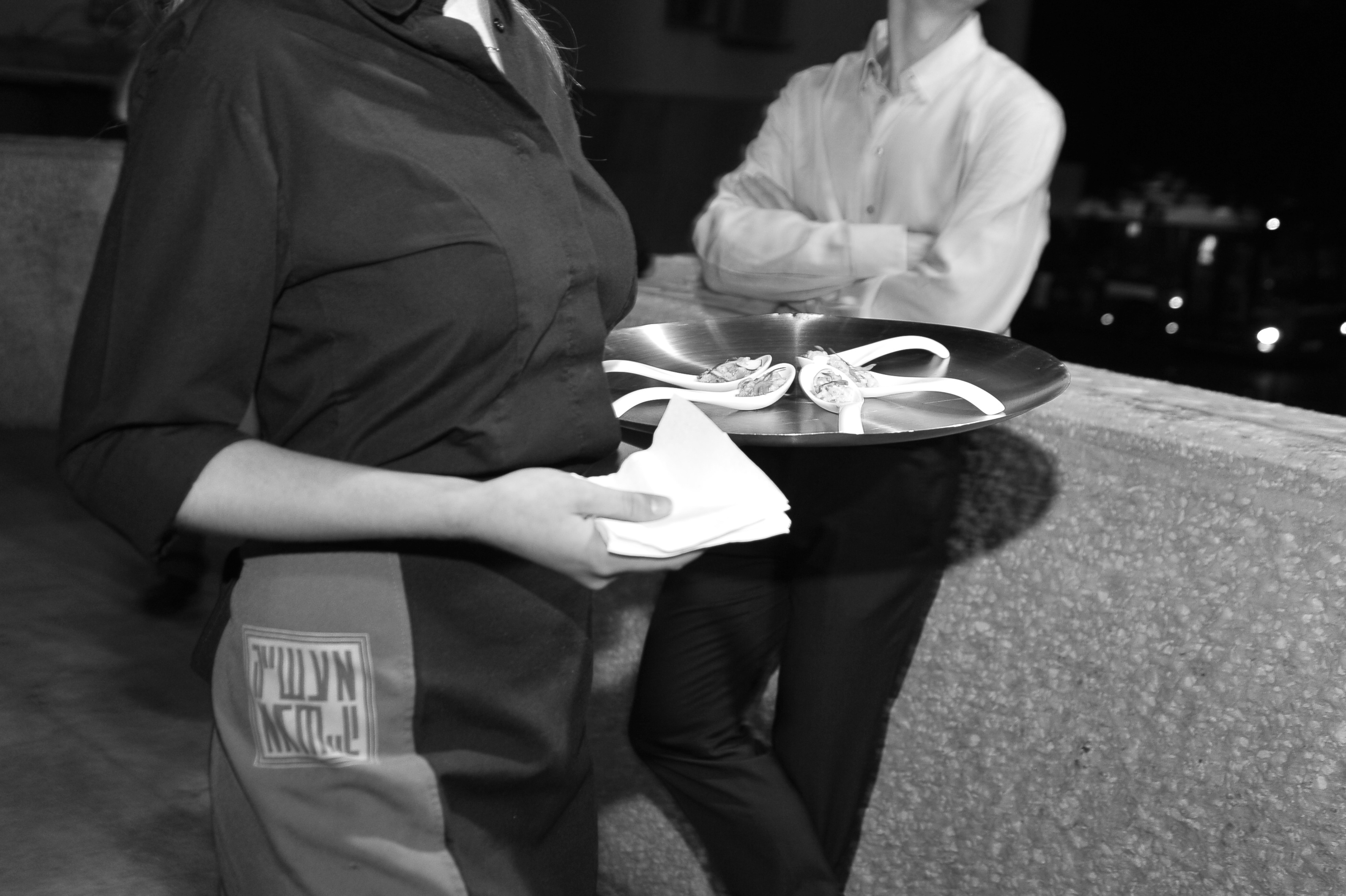 Female Waiter at Work free image download