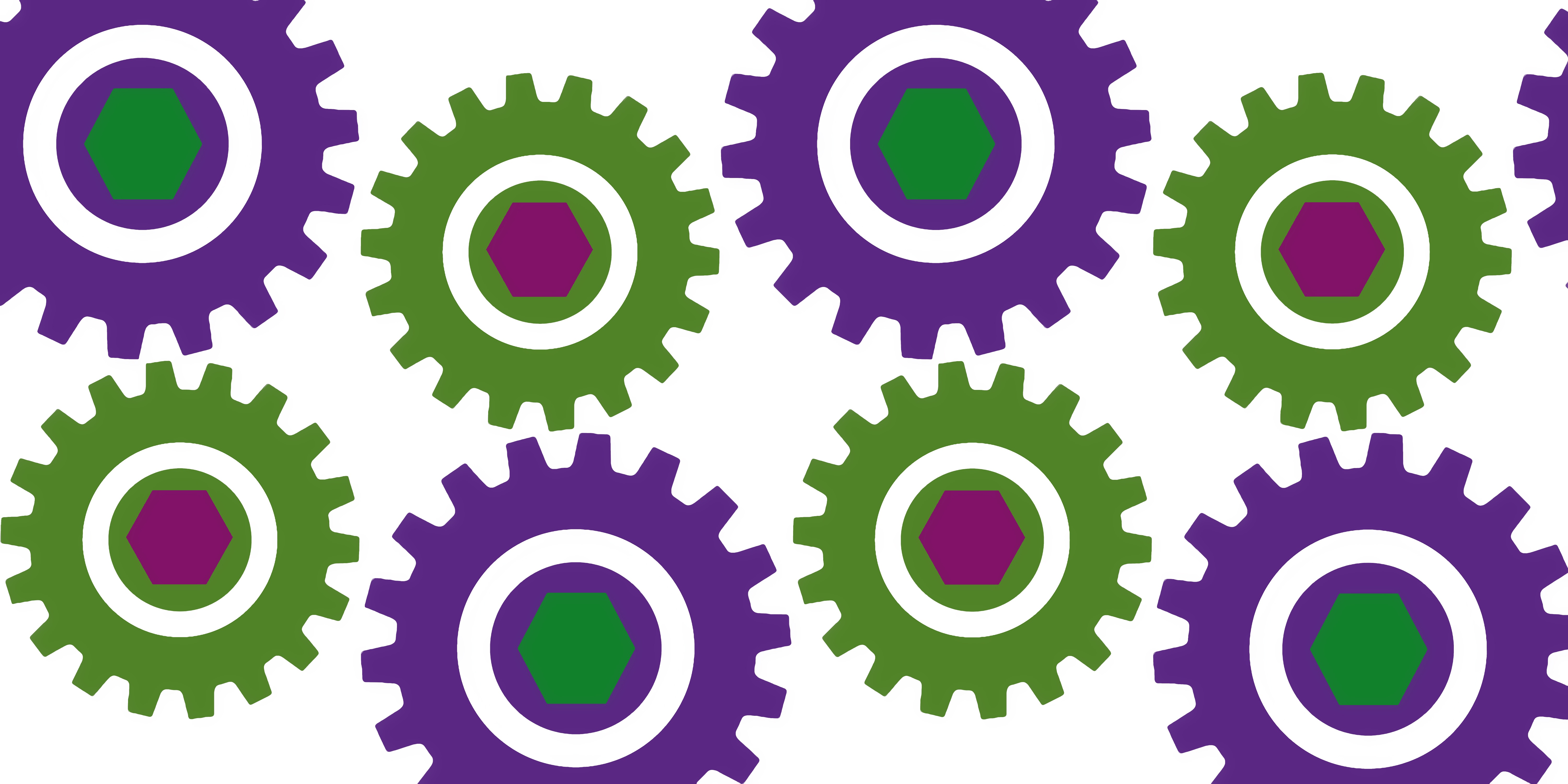Graphic images of different color gears free image download