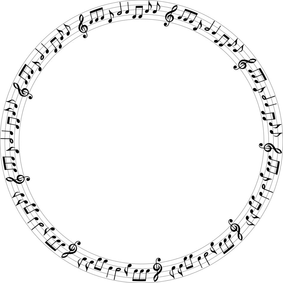 Circle With Musical Notes Free Image Download circle-with-musical-notes-free-image-download