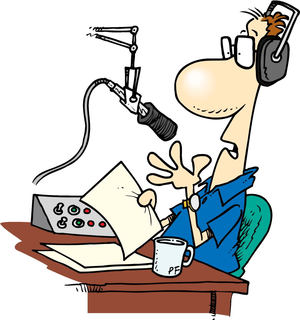 Animated radio host free image download