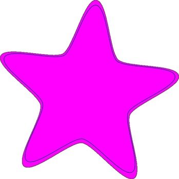 Pink Star Clip Art N3 free image download
