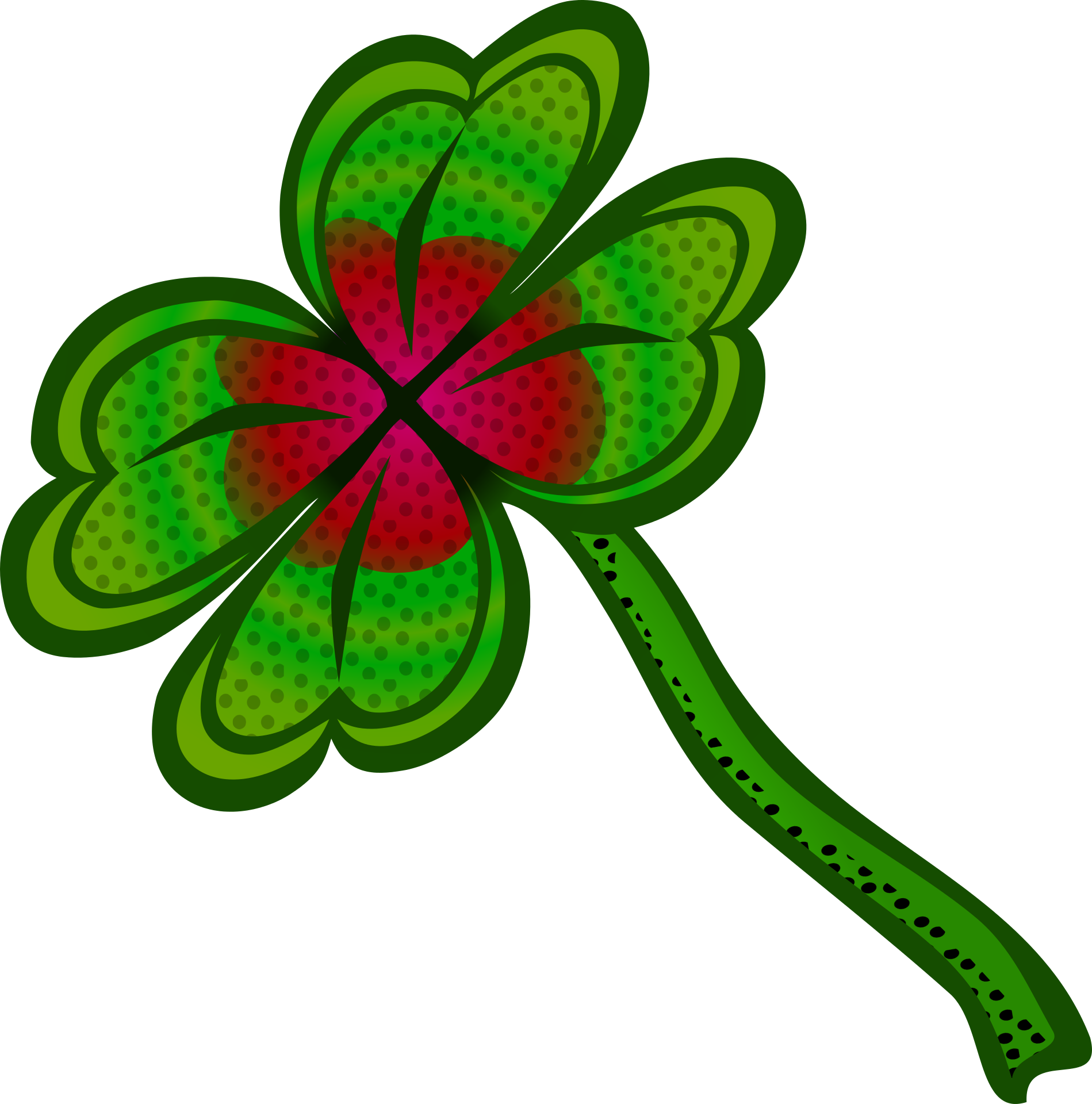 Drawing of clover free image download