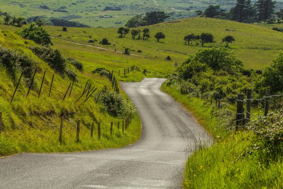 Country Path in summer England free image download