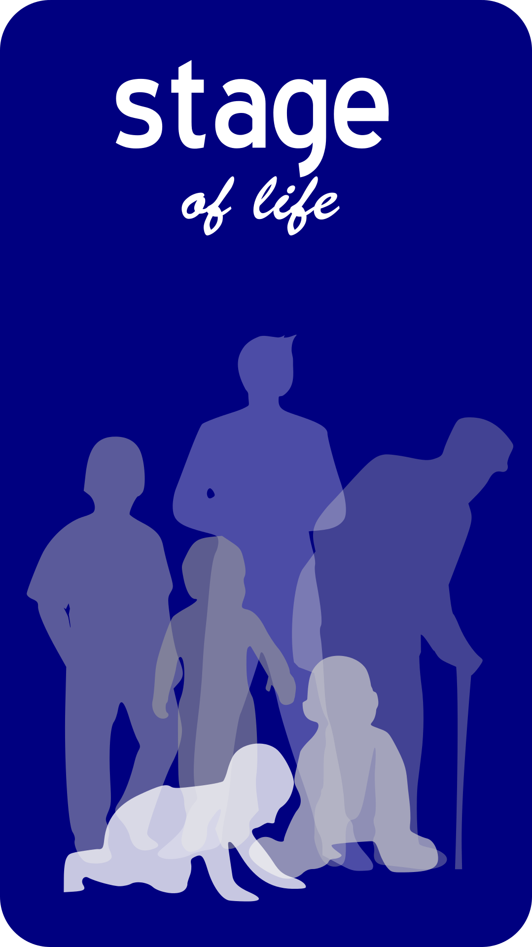 Symbol of stages of life as an illustration free image download