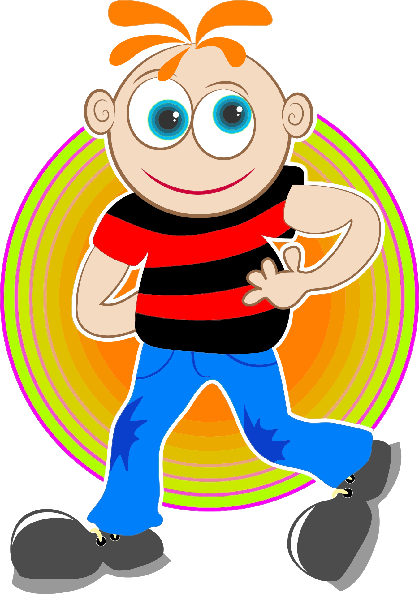 Male comic character free image download