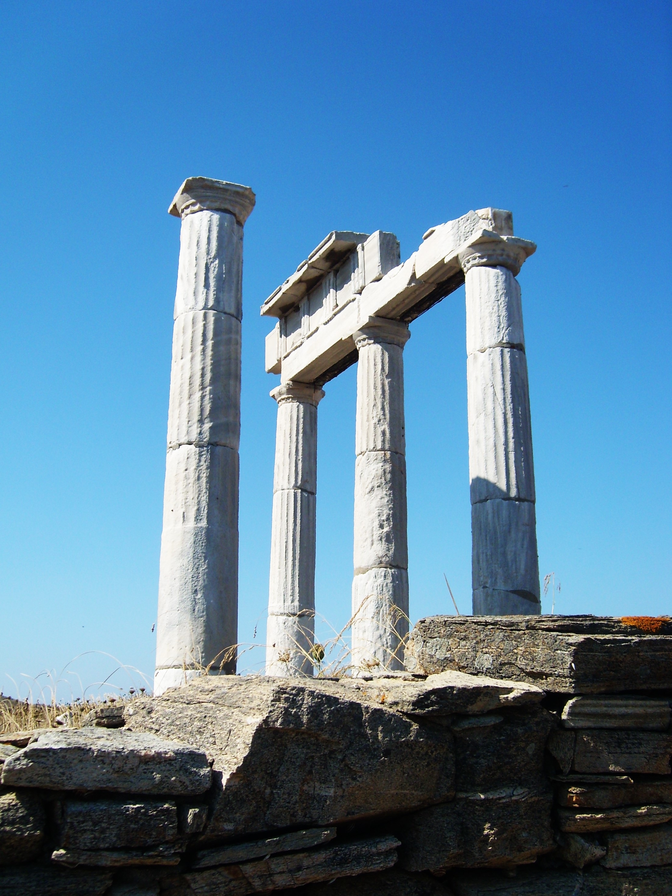 Ancient Columns in Greece free image download