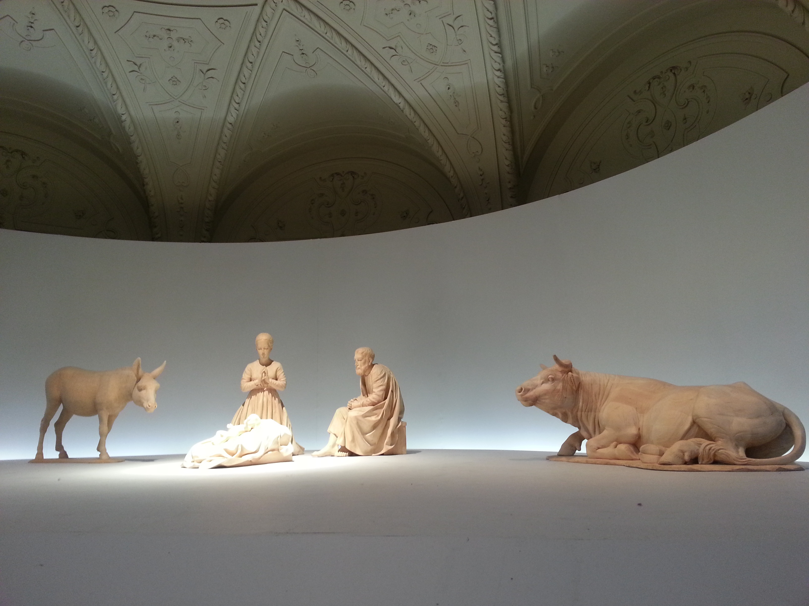 Nativity scene, sculpture in cathedral, germany, berlin free image download