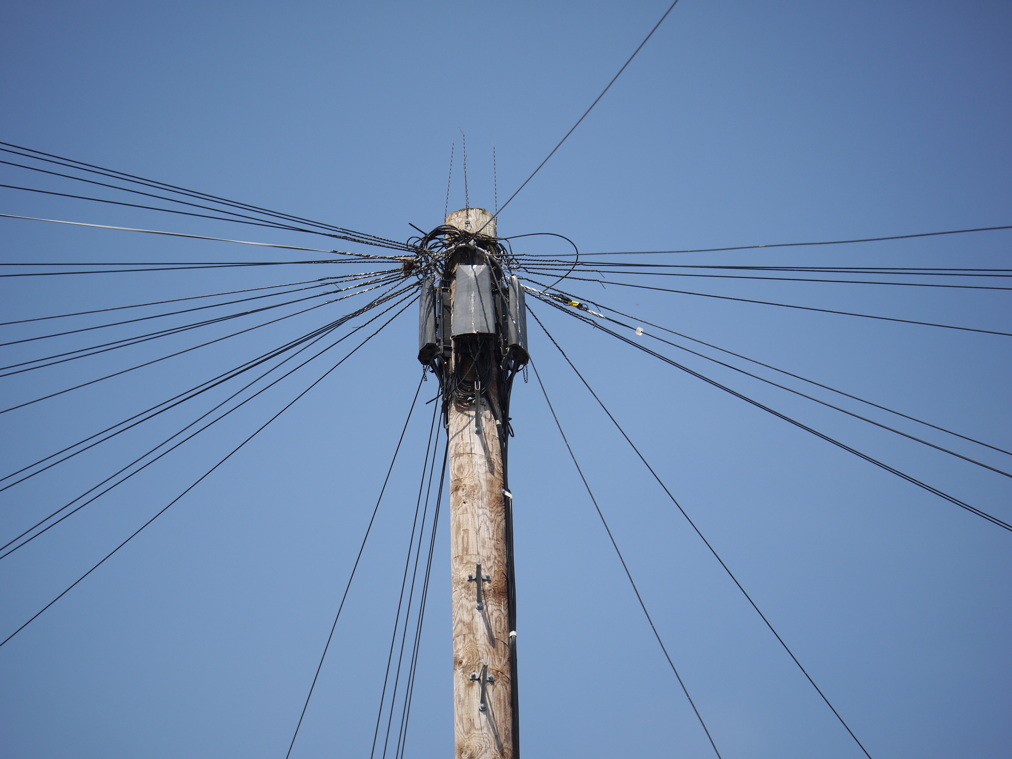 Village Power Line free image download