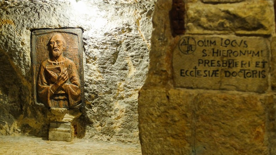 Cave of St. Jerome, israel, bethlehem free image download