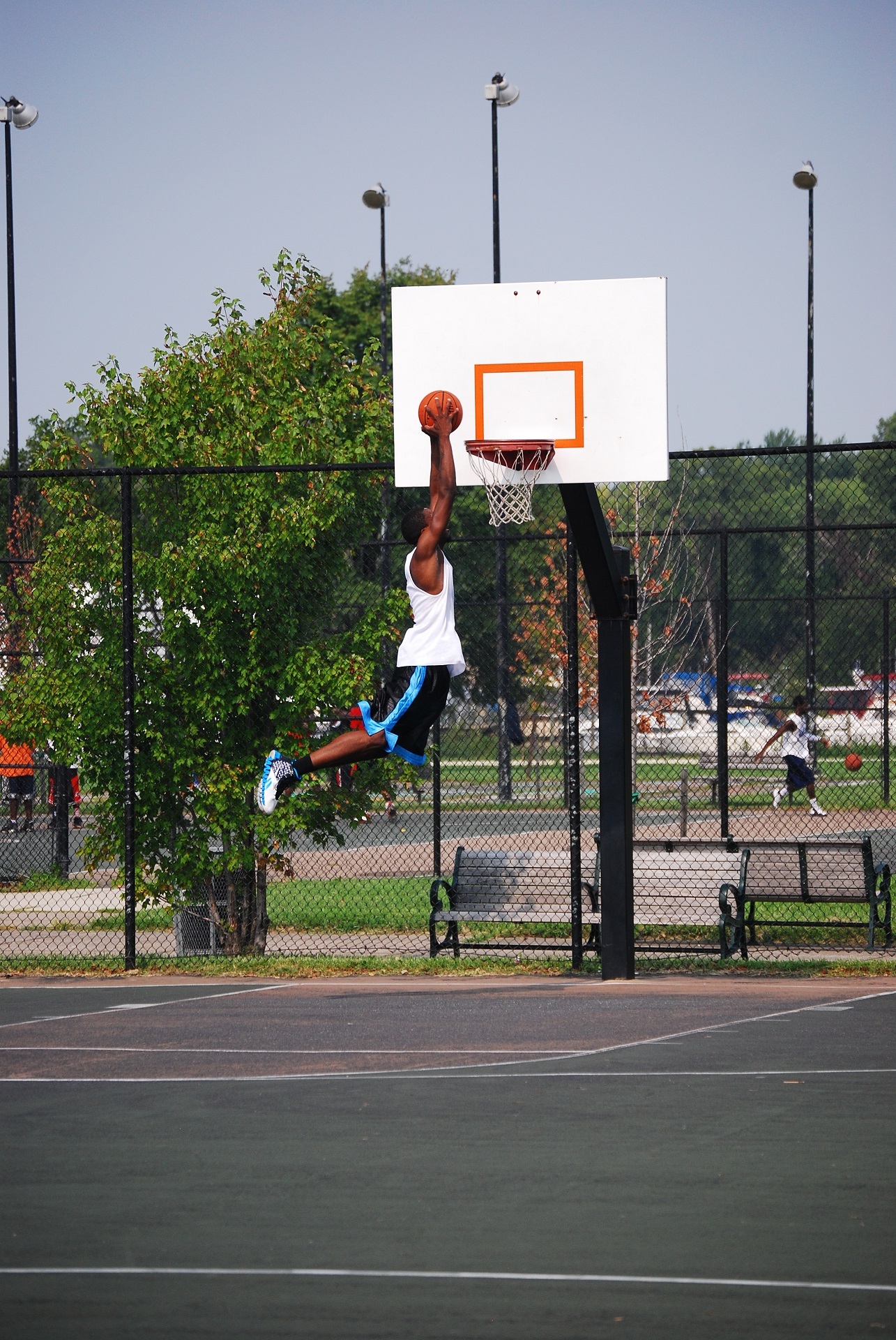 Basketball player jump free image download