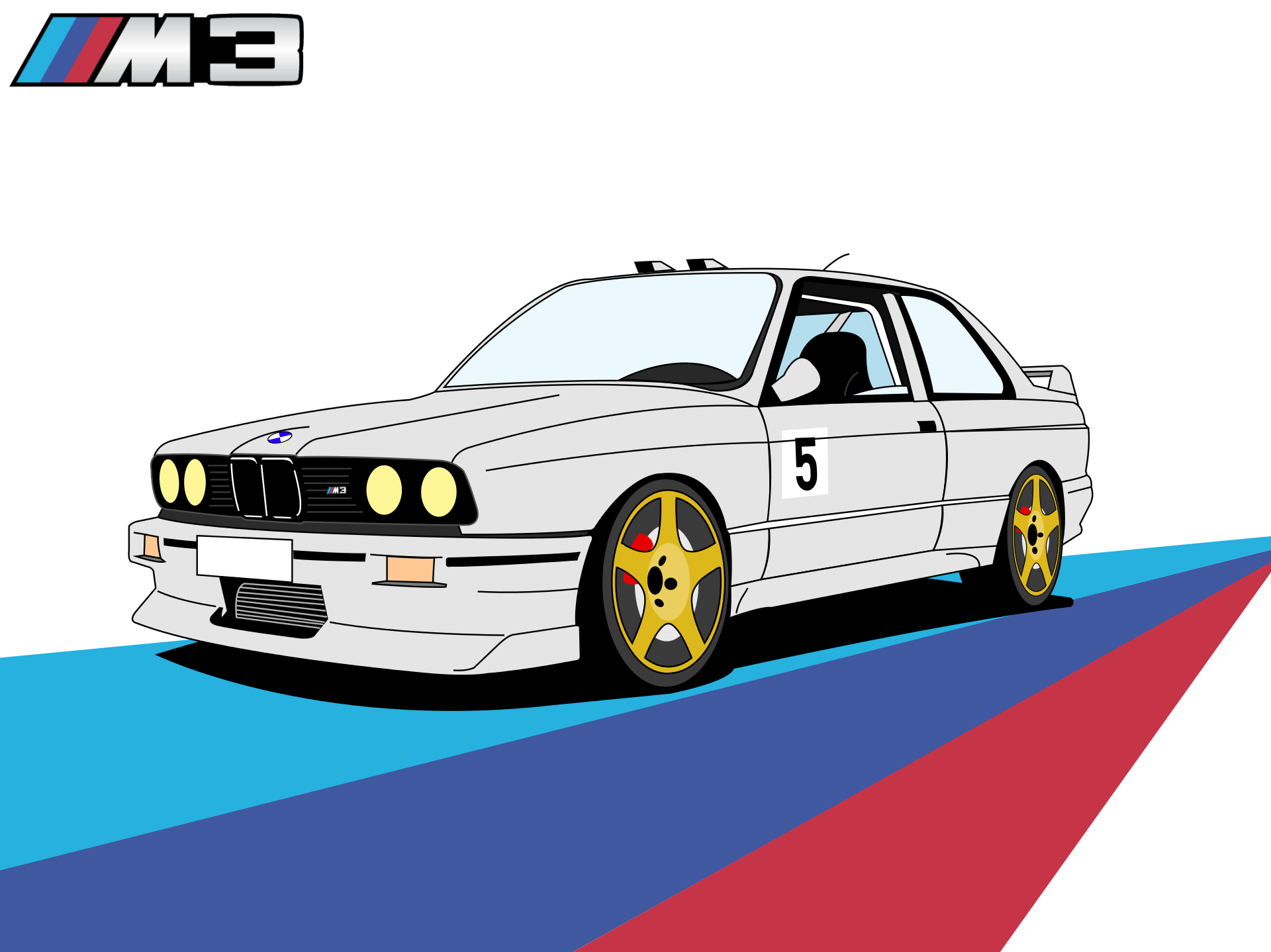 Bmw 5 drawing free image download