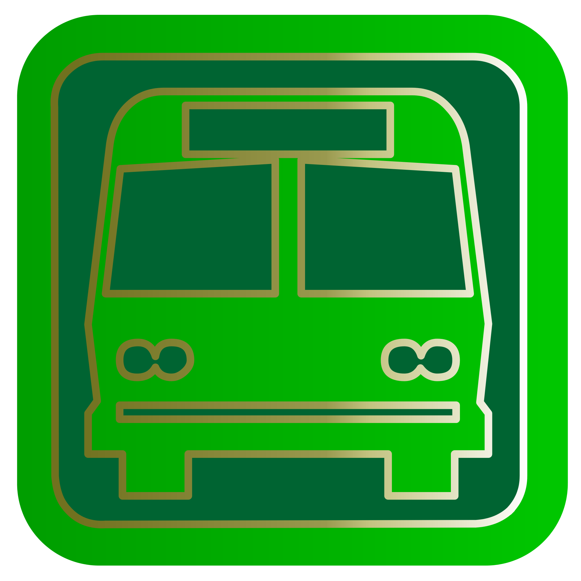 Bus Public Transportation Button drawing free image download