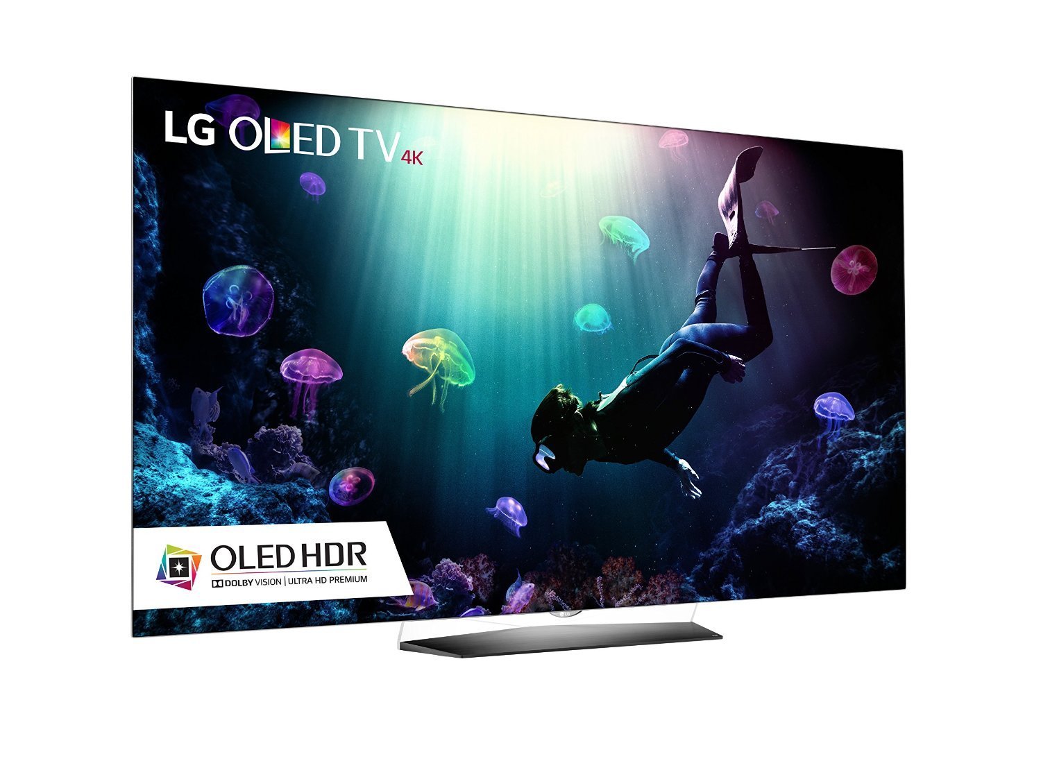 LG Electronics OLED65B6P Flat 65-Inch 4K Ultra HD Smart OLED TV (2016 ...