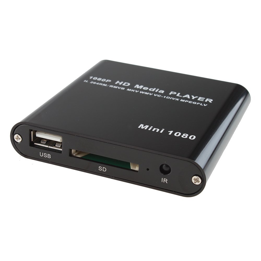 HDMI Media Player, AGPtek Black Mini 1080p Full-HD Ultra HDMI Digital ...