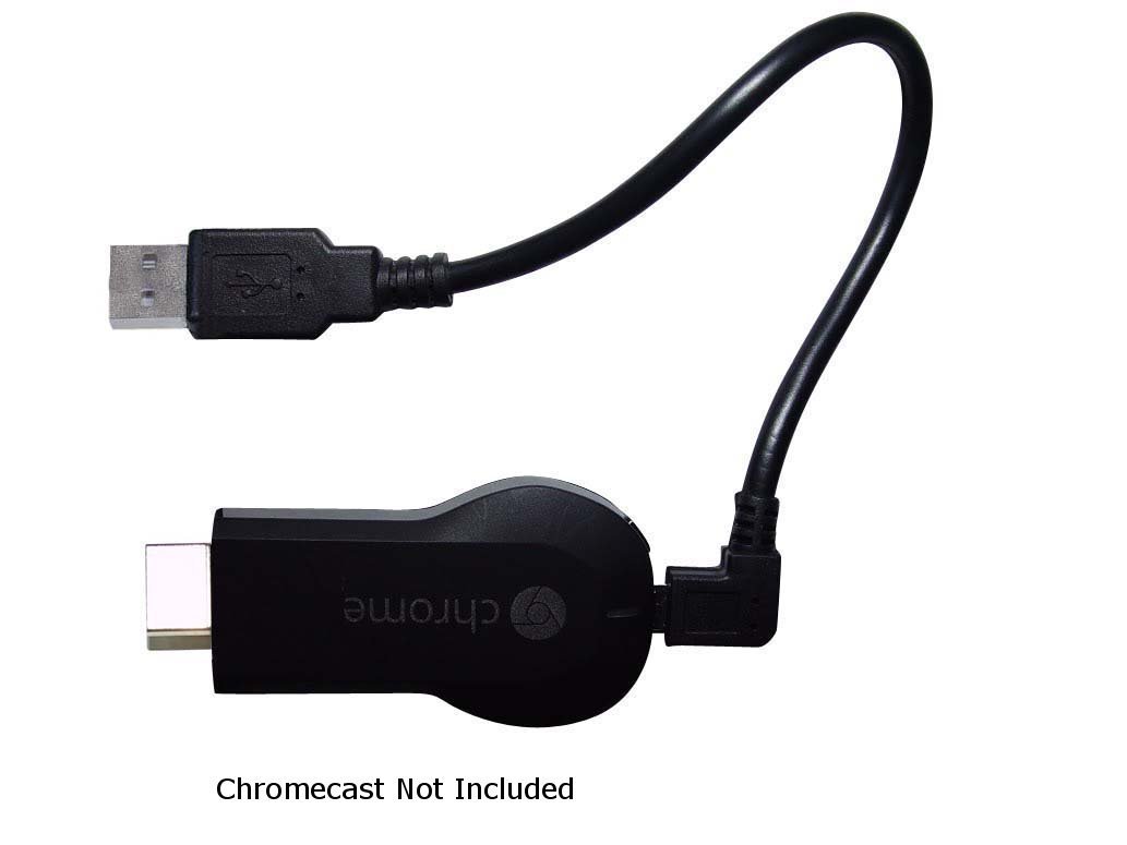 ChargedByTV USB 6" power cable for Streaming Media Devices like ...