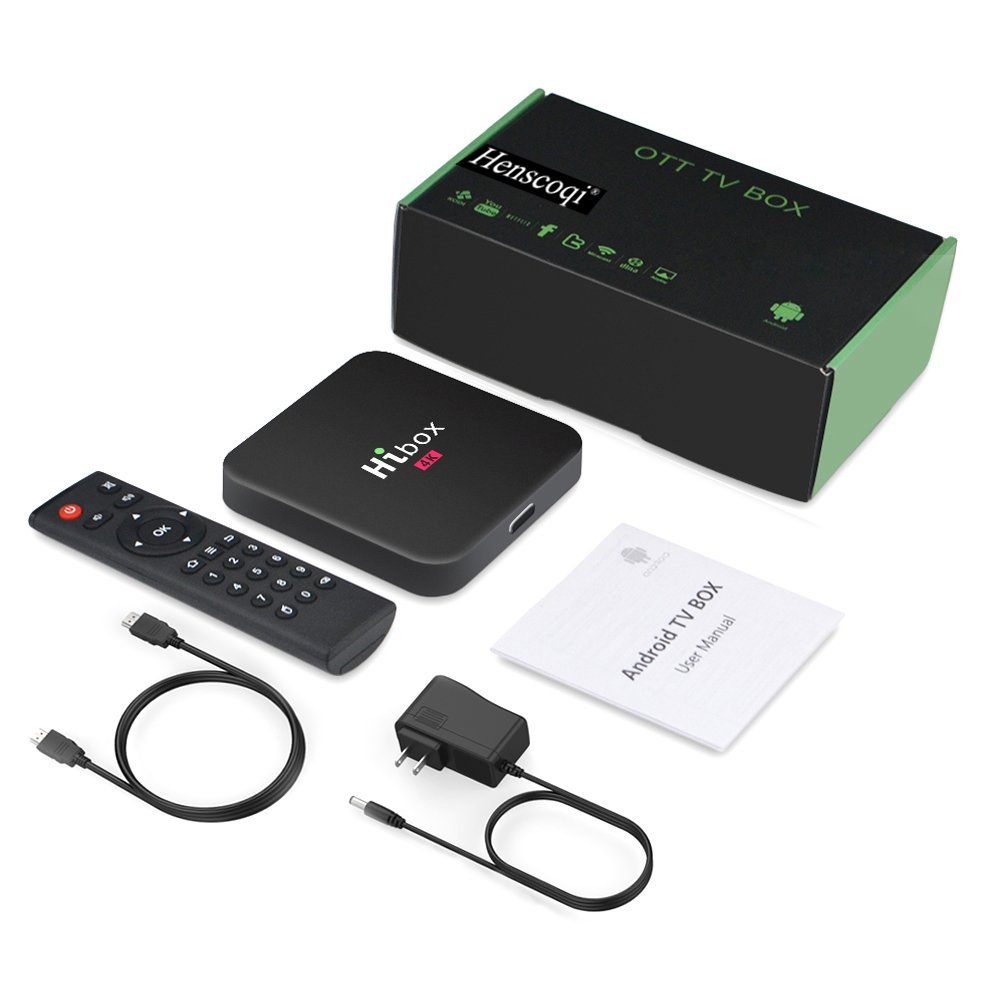 [Henscoqi Hi Box 4K] H1 TV Box Amlogic S905X Android 6.0 Marshmallow TV ...
