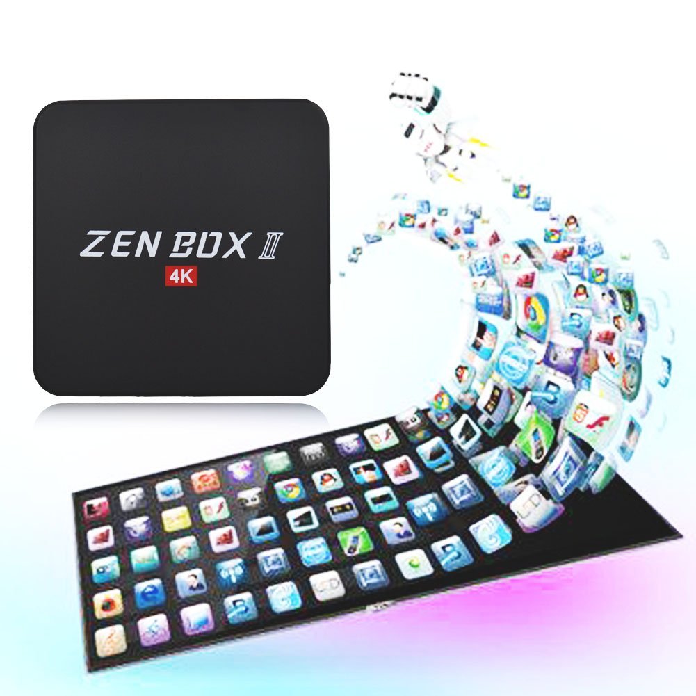 [2016 New Arrivals] Zenoplige ZEN BOX II Android 5.1.1 Lollipop TV BOX Pre-installed Fully ...