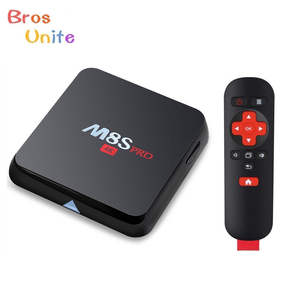 [2016 Free US Wireless Mini keyboard] Bros Unite M8S Pro Quad Core 2G ...