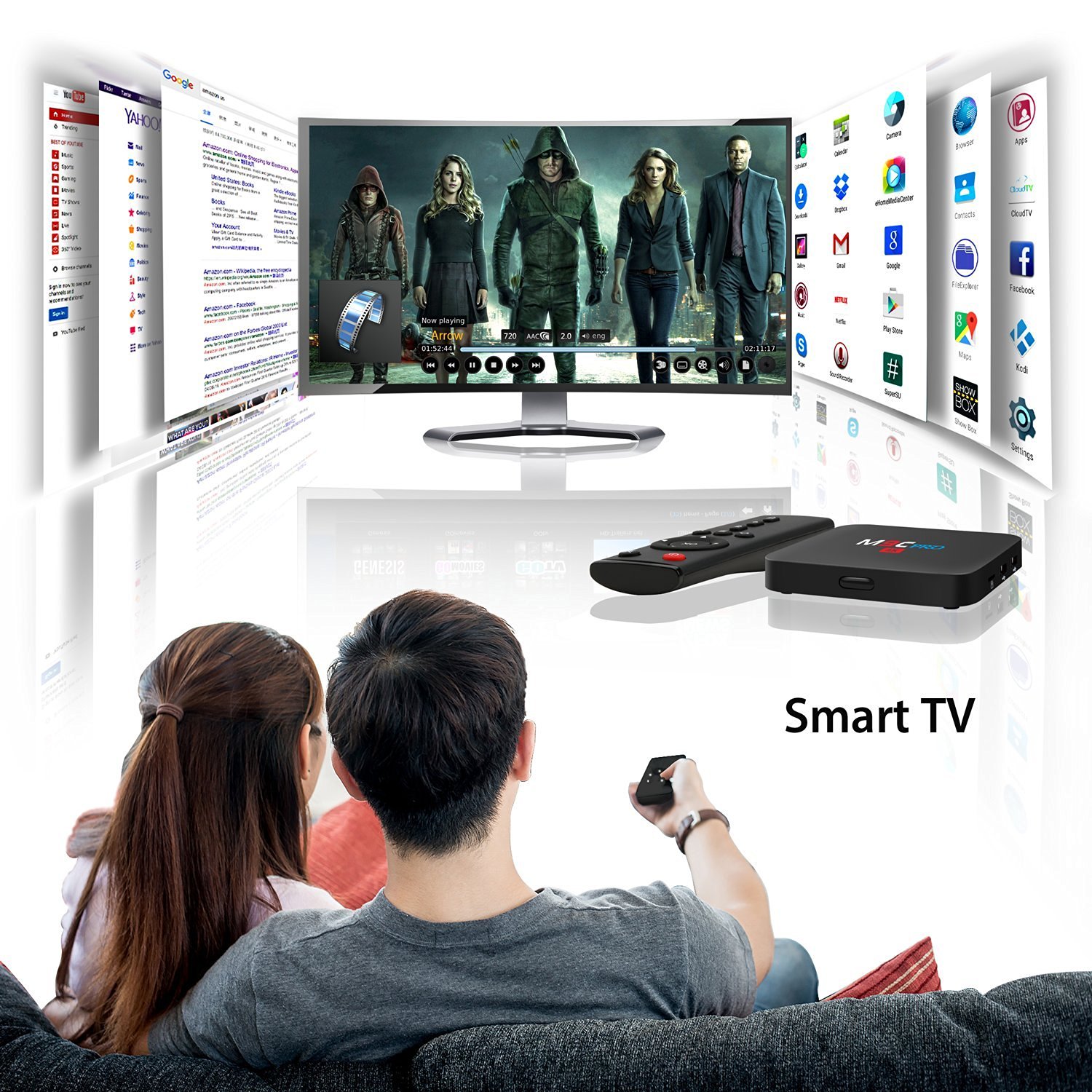 TICTID M9C Pro Android 6.0 Tv Box 4K New Amlogic S905X Chipset-Quad ...