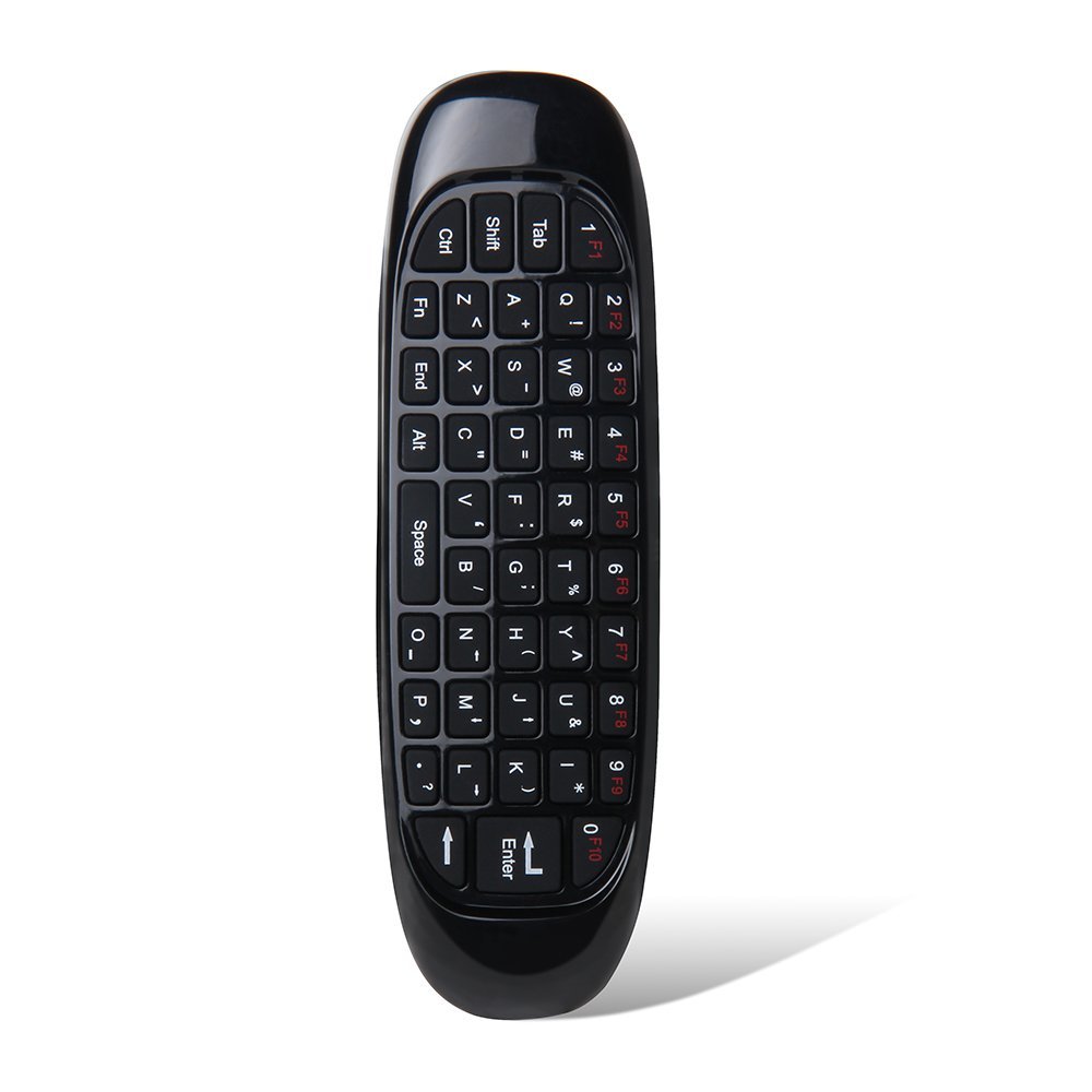 LYNEC C120 2.4G 6-Axis Portable Mini Wireless Remote Keyboard Mouse with 3-Gyro & 3-Gravity ...