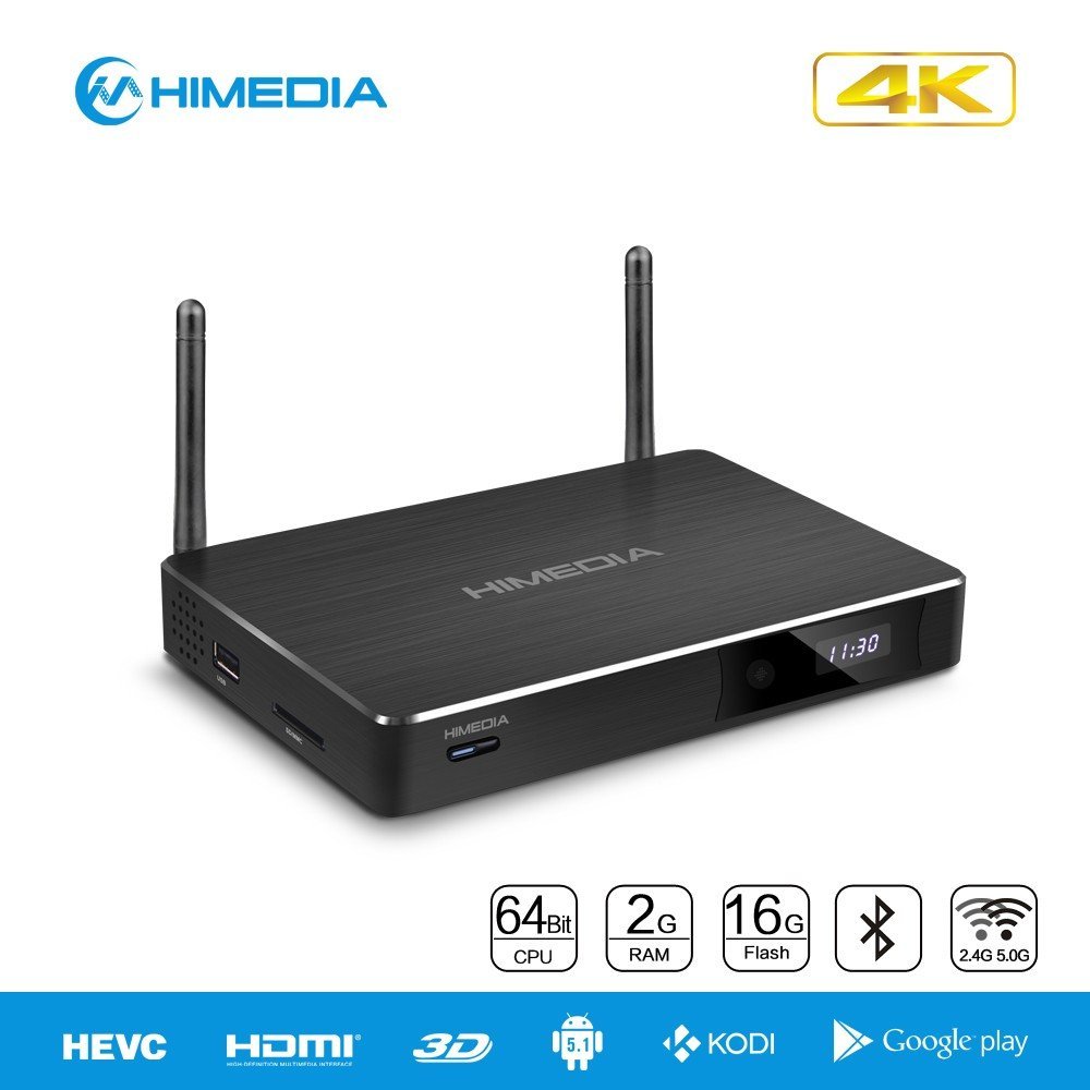 HIMEDIA H8 Plus Octa-Core Android 5.1 TV Box 2GB 16GB 3D BD-ISO 4K UHD ...