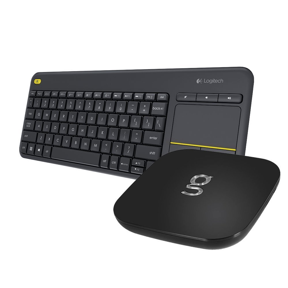 Matricom G-Box Q² and Logitech Wireless Touch Keyboard K400 Plus ...