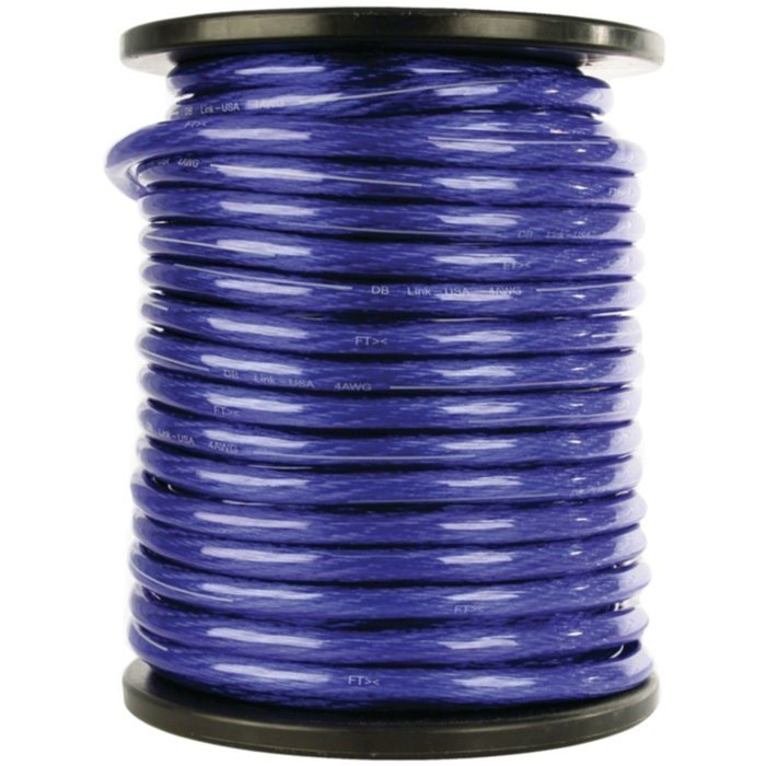 Db Link STPW4BL100Z Power Wire Soft Touch 4-Gauge Blue 100 Roll ...