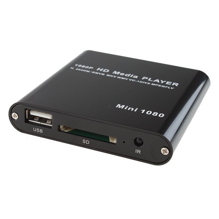 HDMI Media Player, AGPtek Black Mini 1080p Full-HD Ultra HDMI Digital ...