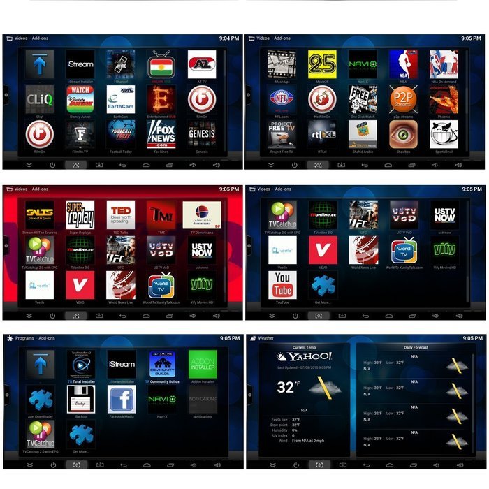 WISEWO Quad Core Smart TV Box Mini PC Streaming Media Player with XBMC ...