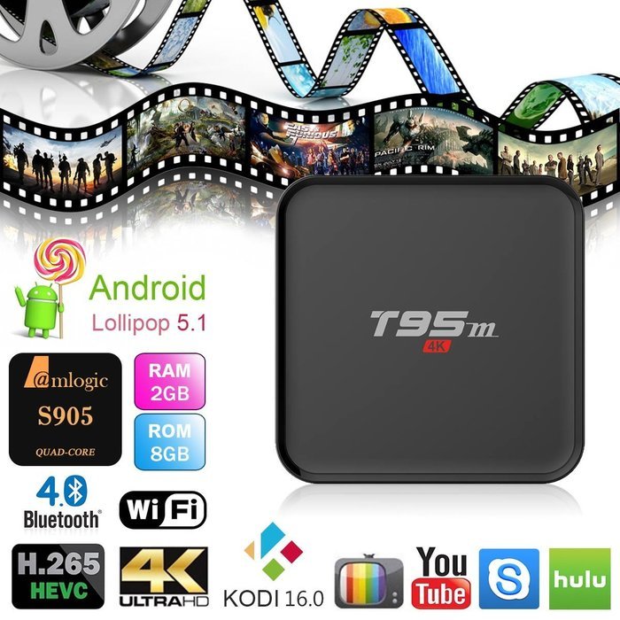 X-Direct T95M Android 5.1 TV Box Amlogic S905 Quad Core 1G/8G Mini PC ...