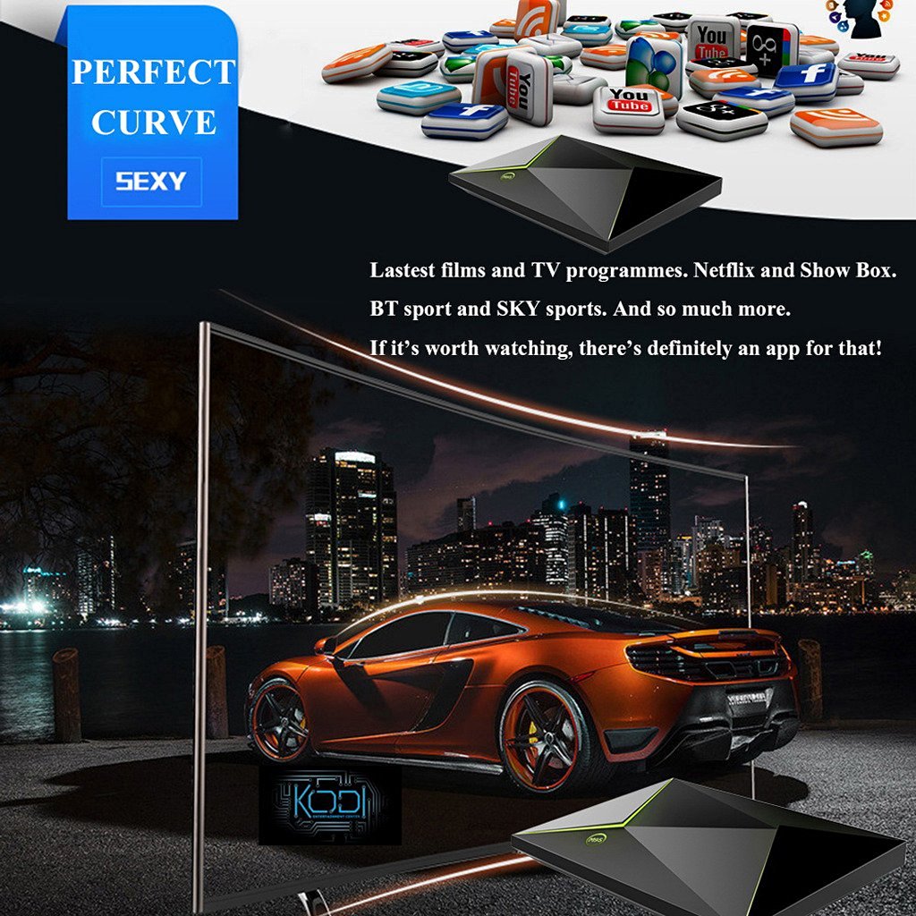 4K Android TV BOX, S905 Quad Core 4K KODI Fully Loaded TV Box Streaming ...