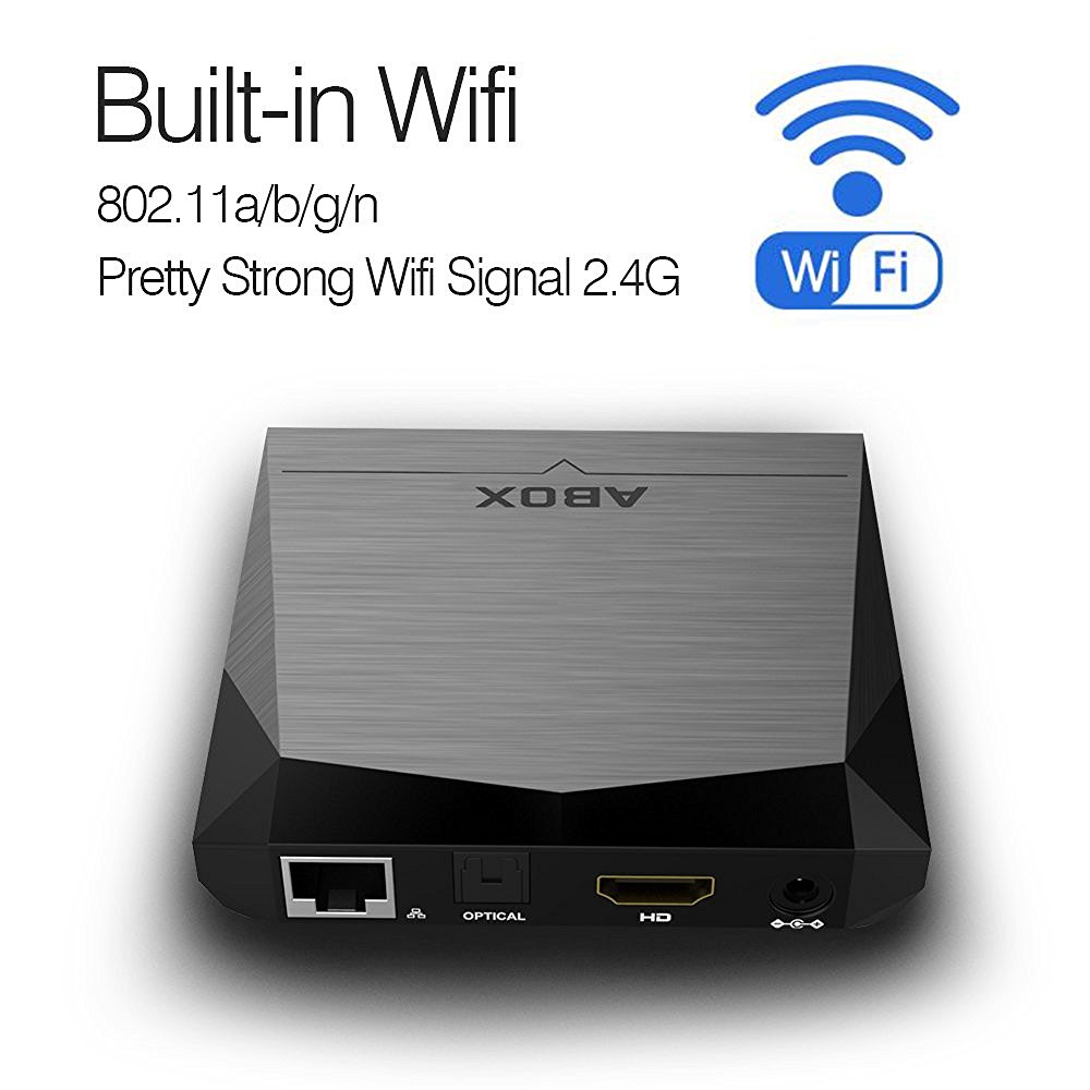 2017 Model ABOX A1 Plus Android 6.0 TV Box with Amlogic S905X 64 Bits ...